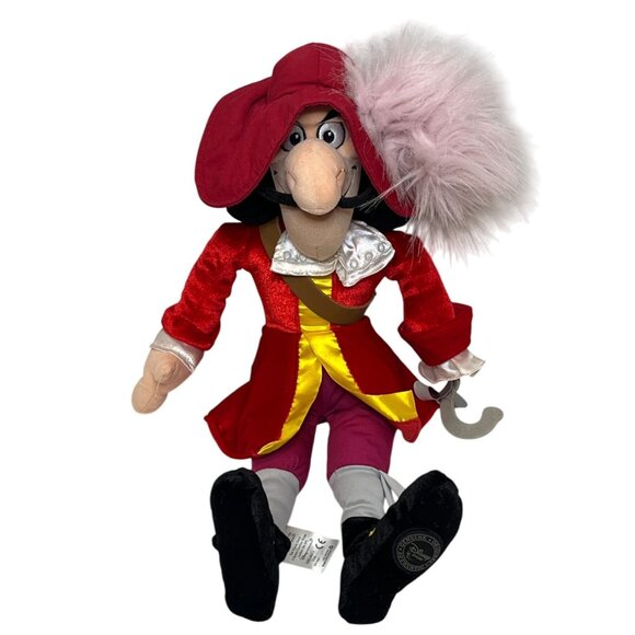 Disney | Toys | Disney Captain Hook Stuffed Animal Toy Plush Villain ...